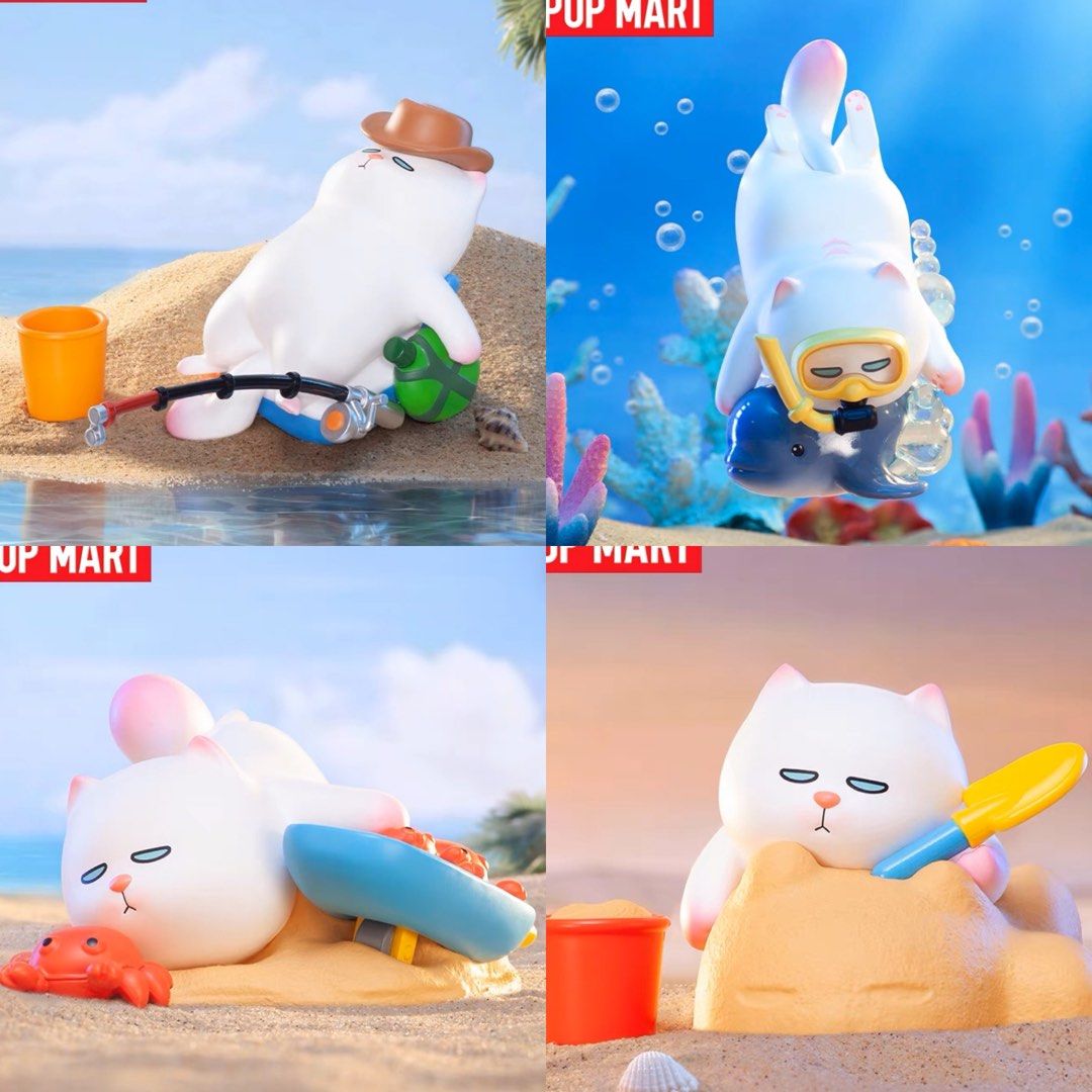VIVICAT HOLIDAY SERIES POPMART / FULL SET / SINGLE BLIND BOX / ABLE TO ...