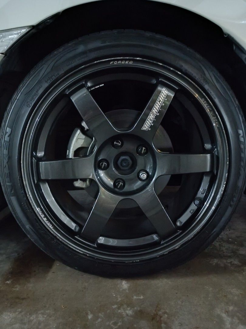 Volk Racing TE 37 Saga 18" rims, Car Accessories, Tyres & Rims on Carousell