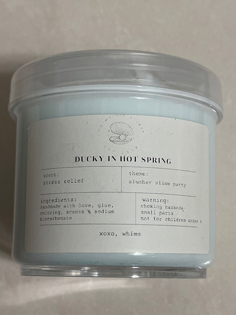 whimsical slime- ducky in hot spring slime, Hobbies & Toys, Toys ...