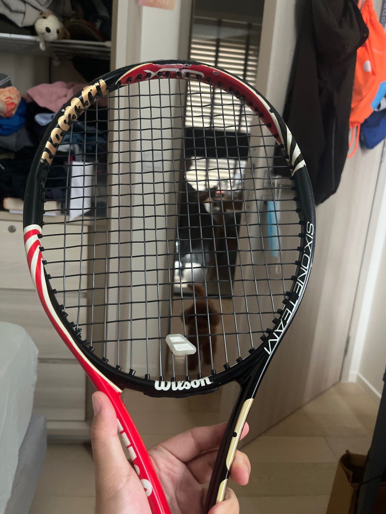 Wilson BLX SIX ONE TEAM, Sports Equipment, Sports & Games, Racket ...