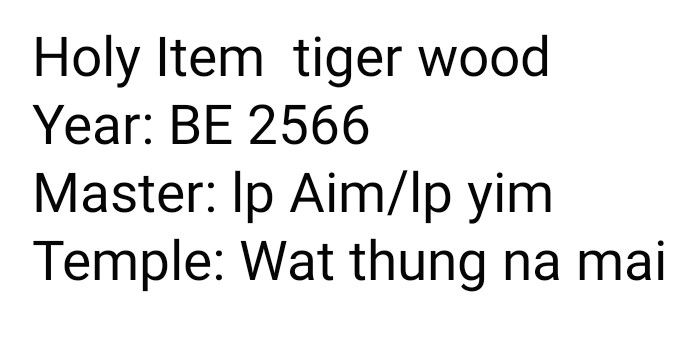 Wood Carved Tiger tooth BE 2566, Hobbies & Toys, Memorabilia ...