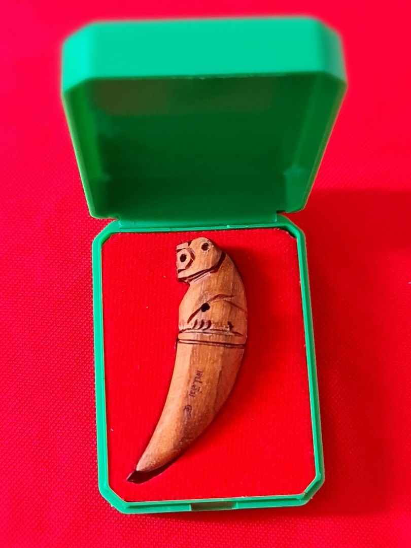 Wood Carved Tiger tooth BE 2566, Hobbies & Toys, Memorabilia ...