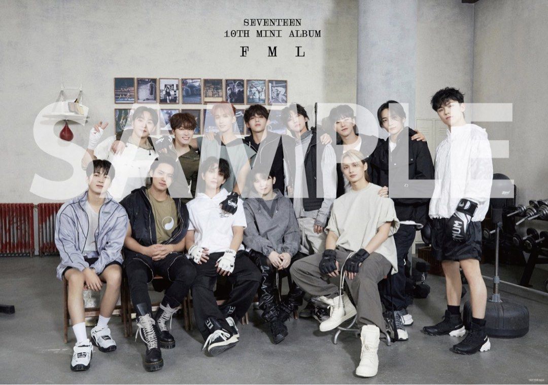 WTS seventeen fml Japan weverse and ums pob poster, Hobbies & Toys ...