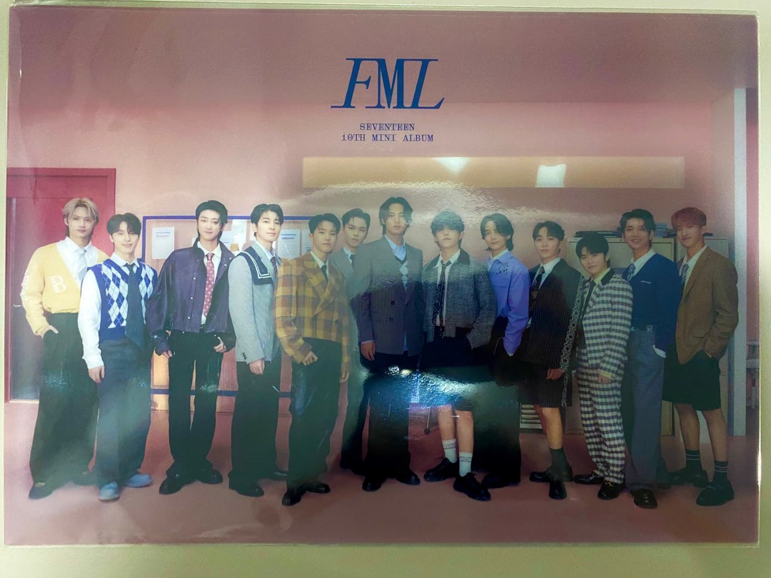 WTS seventeen fml Japan weverse and ums pob poster, Hobbies & Toys ...