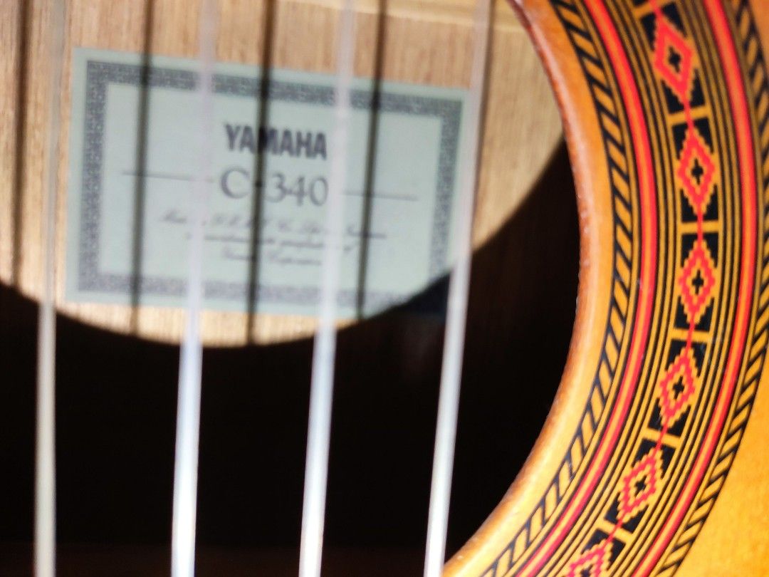 WTS Yamaha C340 Classical Guitar with case, Hobbies & Toys, Music ...
