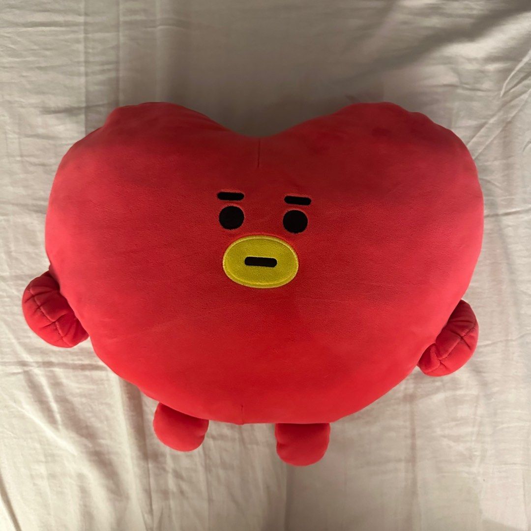 [wts/lfb] bts bt21 v taehyung tata cushion plush, Hobbies & Toys ...