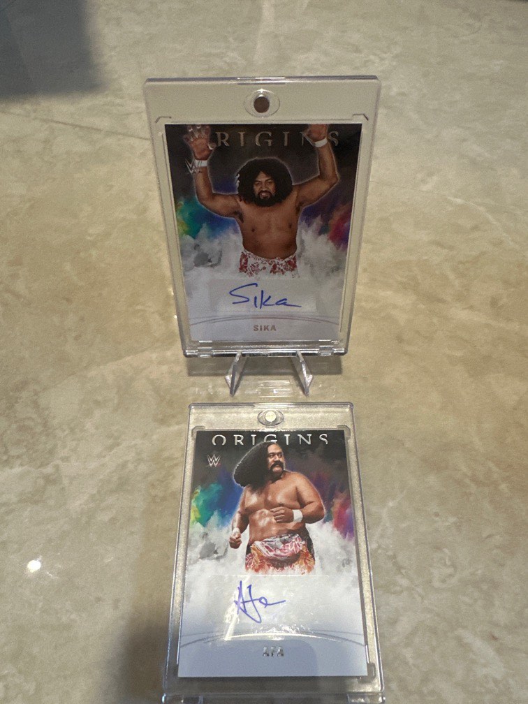 WWE Origins Afa and Sika, Hobbies & Toys, Memorabilia & Collectibles ...