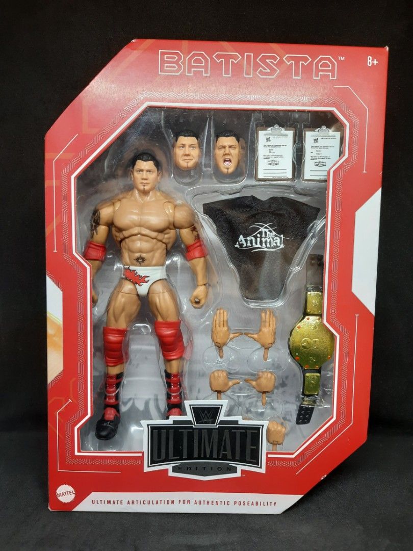 WWE Ultimate Edition Fan Takeover Batista, Hobbies & Toys, Toys & Games on Carousell