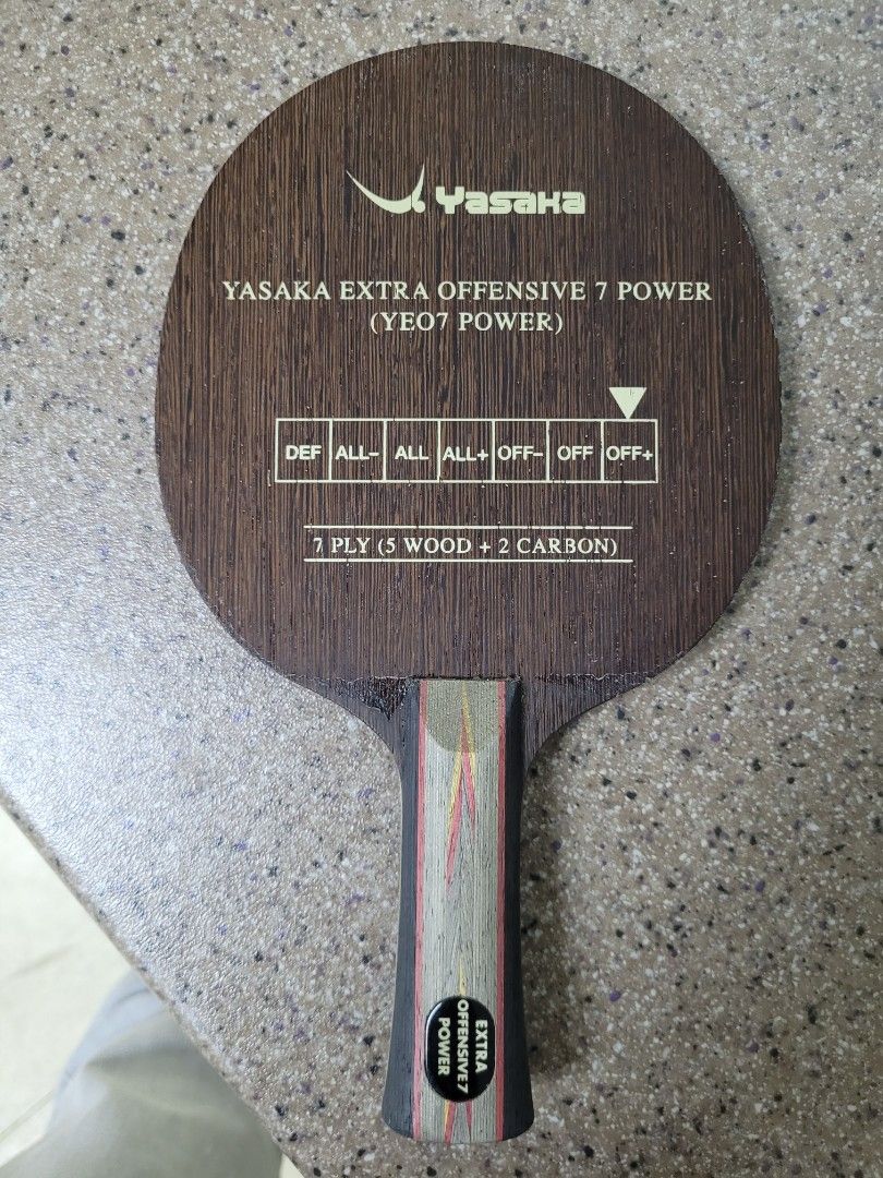 Yasaka blade bat ping pong, Sports Equipment, Sports & Games, Racket ...