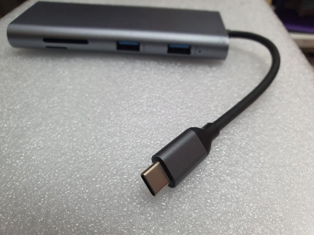11-in-1 USB-C Hub (USB2.0x2/USB3.0x2/RJ45/VGA/HDMI/TF/SD Card Reader ...