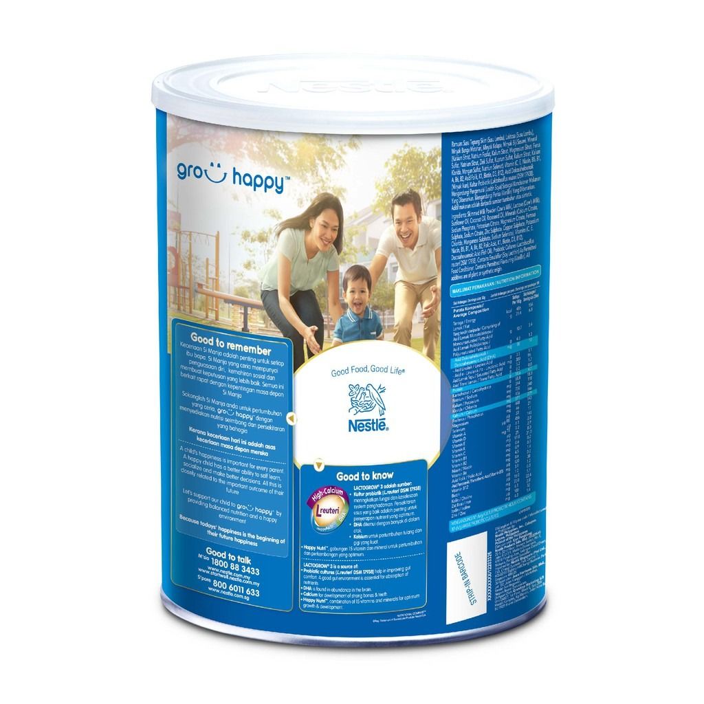 [1.8kg tin] Nestle Lactogrow Stage 3 / Stage 4 Baby Milk Powder Formula ...