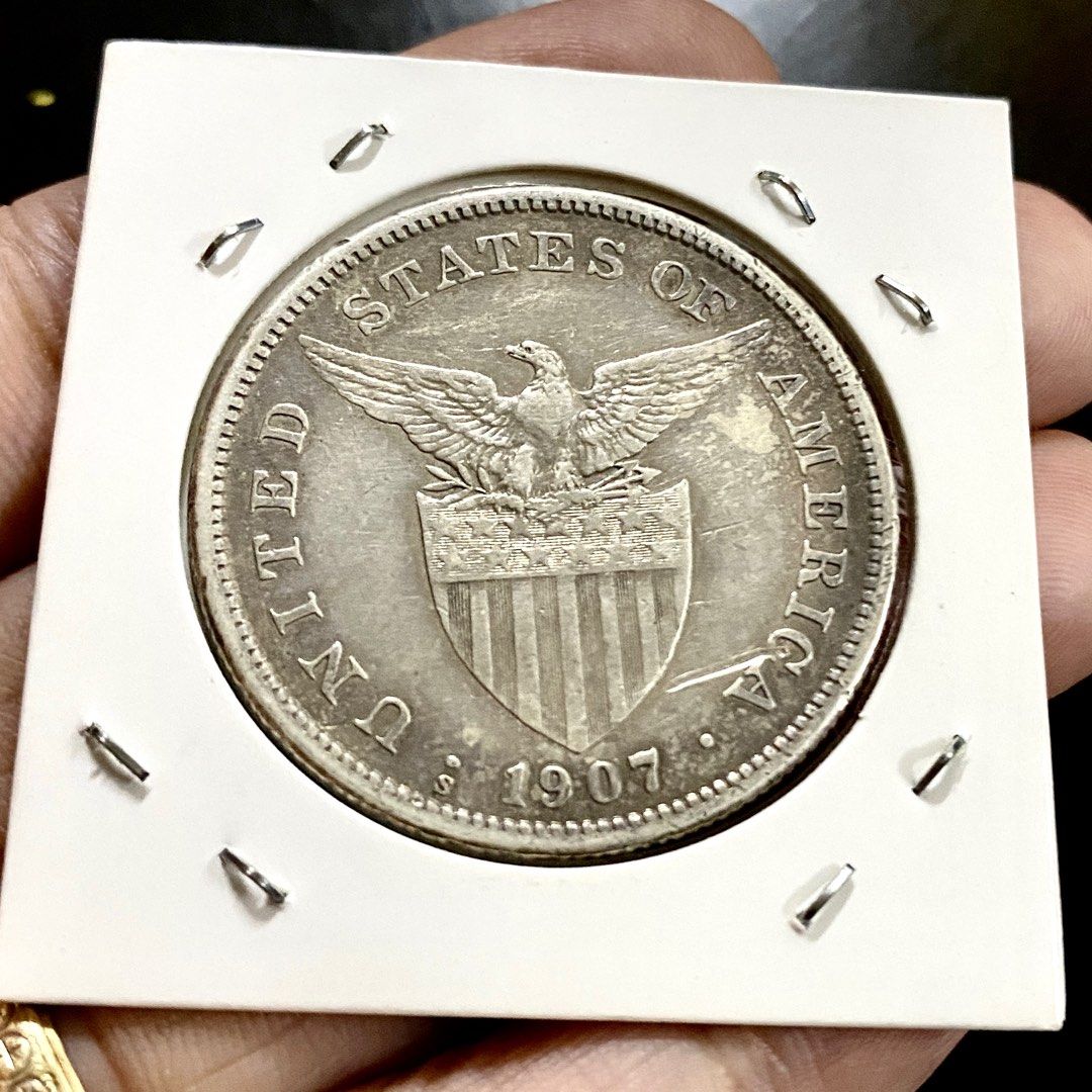 1907 One Peso USPI, Hobbies & Toys, Memorabilia & Collectibles ...