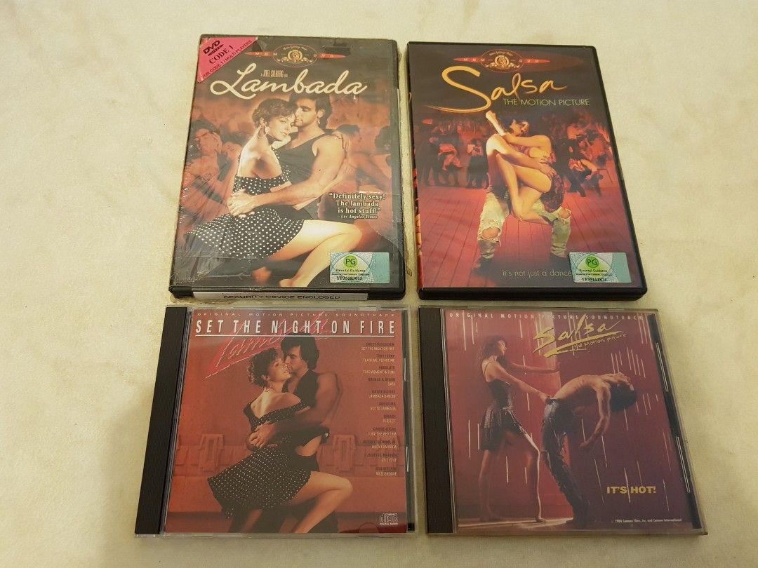 1980s 'Sexy Dance' Lambada & Salsa Soundtrack CD & USA DVD Original 1st Press Set, Hobbies ...
