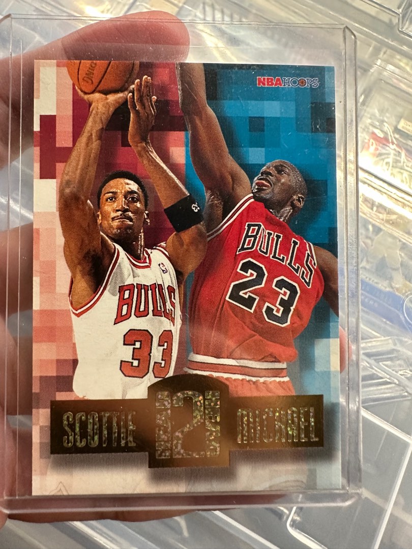 1996 nba basketball skybox Michael Jordan Scottie pippen head 2 head ...
