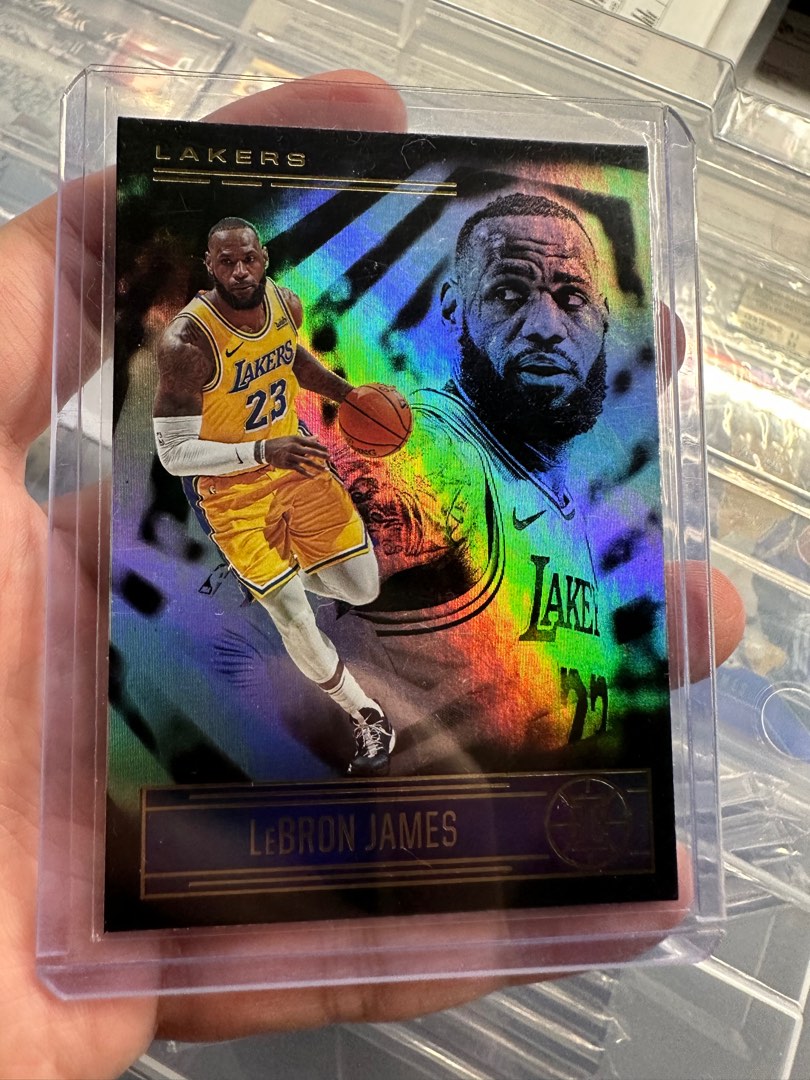 2020-2021 panini illusions nba basketball holo refractor shiny Lebron ...