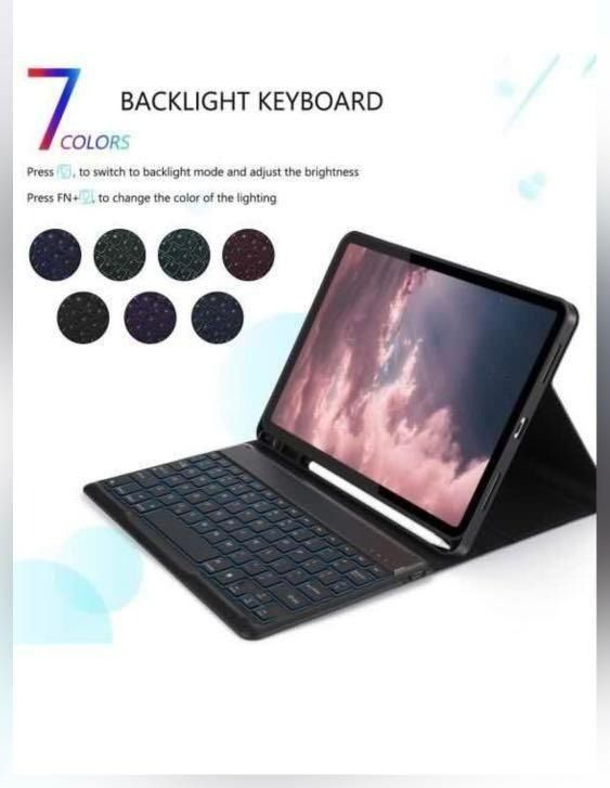 2228) JELLY COMB BACKLIT KEYBOARD CASE FOR THE IPAD PRO 11" 2018/2020 ...