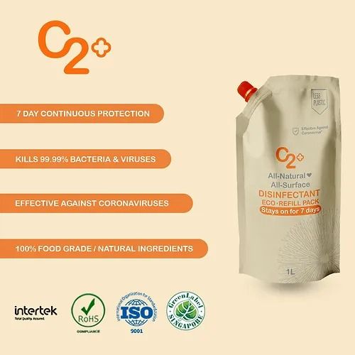 [ Made in Singapore ] C2+ All Surface Disinfectant Spray,100% Plant ...