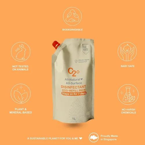 [ Made in Singapore ] C2+ All Surface Disinfectant Spray,100% Plant ...