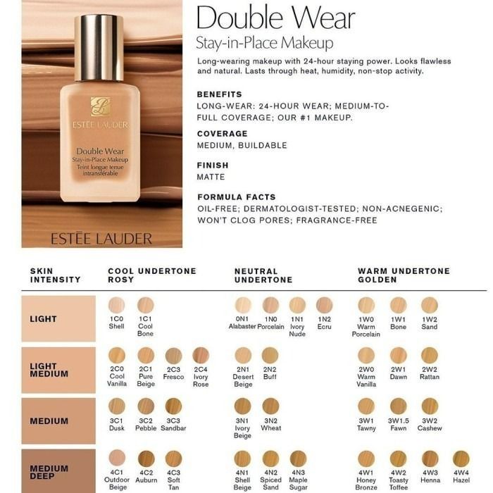 🕌 Raya Limited 🕌 Estee Lauder Double Wear Stay In Place Makeup Spf10