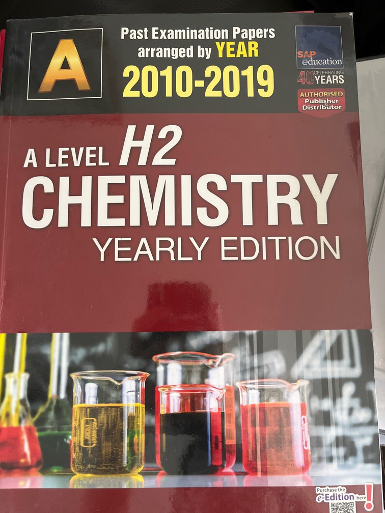 A Level H2 Chemistry Yearly 2010-2019, Hobbies & Toys, Books ...