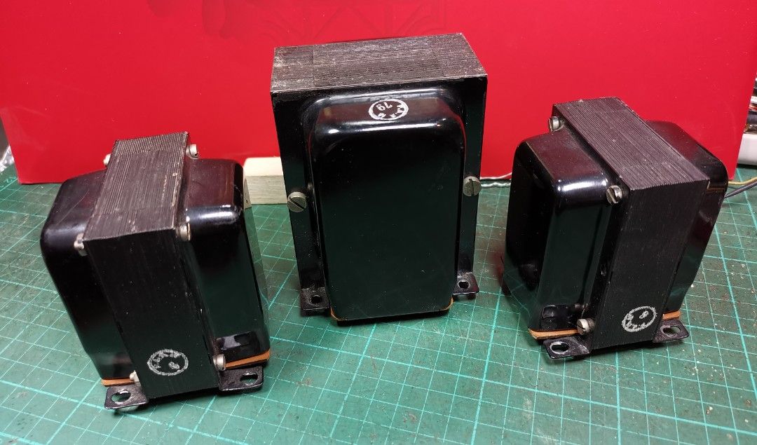 A set of vintage Parmeko power & output transformers, 音響器材, 其他音響配件及設備 ...