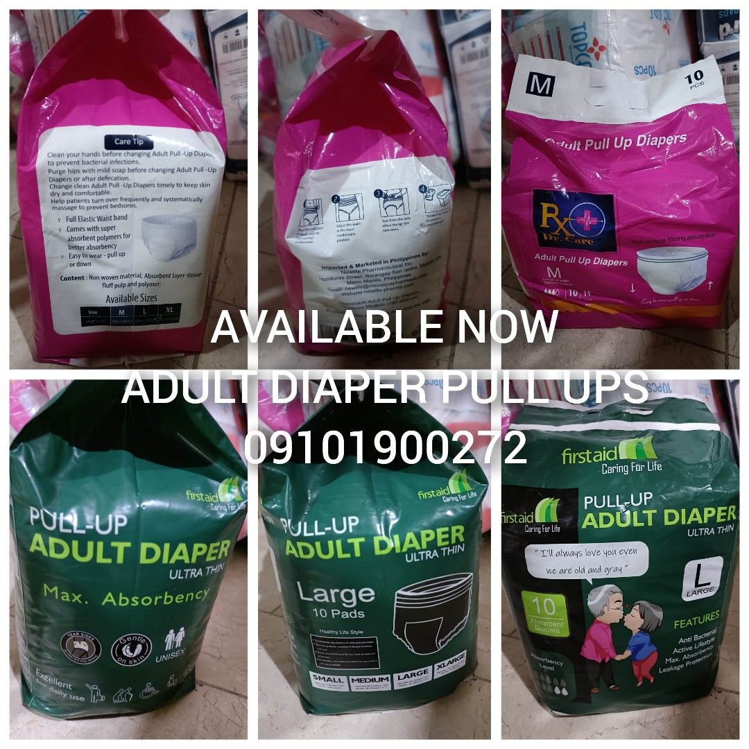ADULT DIAPER PULL UPS, Beauty & Personal Care, Foot Care on Carousell