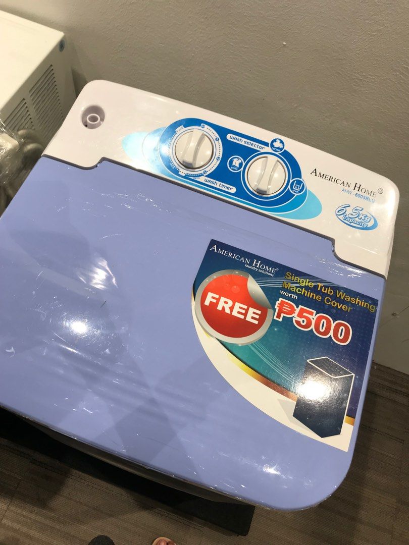 American Home Single Tub Washing Machine 6.5kg, TV & Home Appliances ...