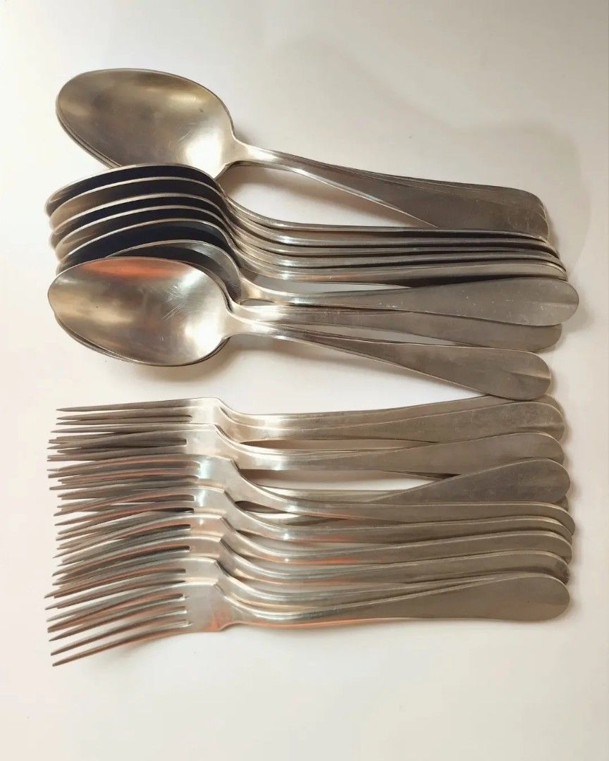 Antique Alpaca/Alpacca Silverware, made in Italy, Antik, Pajangan di ...