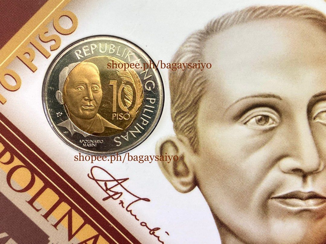 APOLINARIO MABINI Philippine Commemorative Coin BSP Mint UNC, Hobbies ...