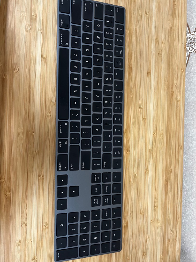 Apple Magic Keyboard space gray, Computers & Tech, Parts & Accessories ...