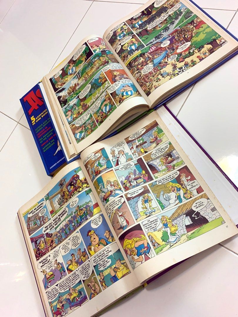 Big Book: Asterix Comic A4 Size (3 books), Hobbies & Toys, Books ...