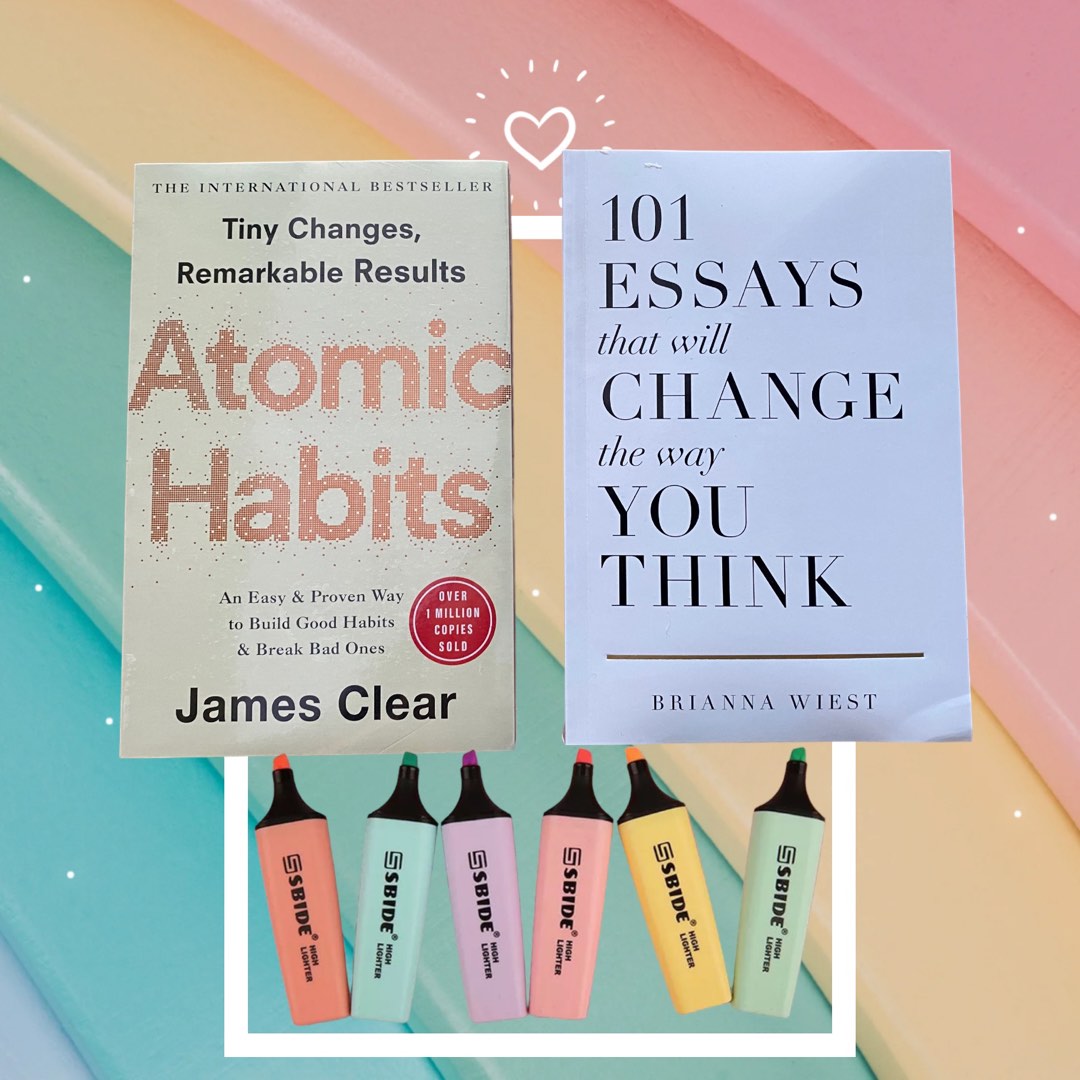 Atomic Habits + 101 Essays that will Change the Way You Think Bundle ...
