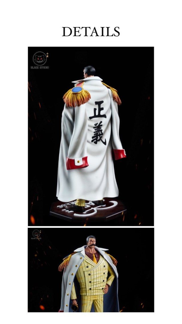 Black Studio - One Piece Marine - Momonga & Stainless, Hobbies & Toys, Toys & Games on Carousell