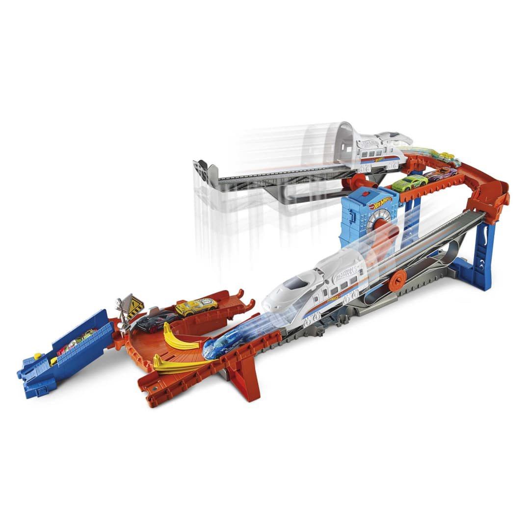 BNIB Hot Wheels City Stunt Train Express Track Set, Hobbies & Toys ...