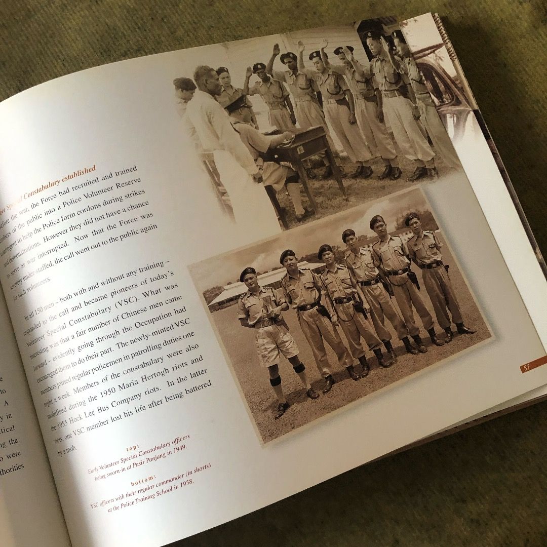 Books on Singapore Armed Forces (SAF) and Singapore Police Force (SPF ...