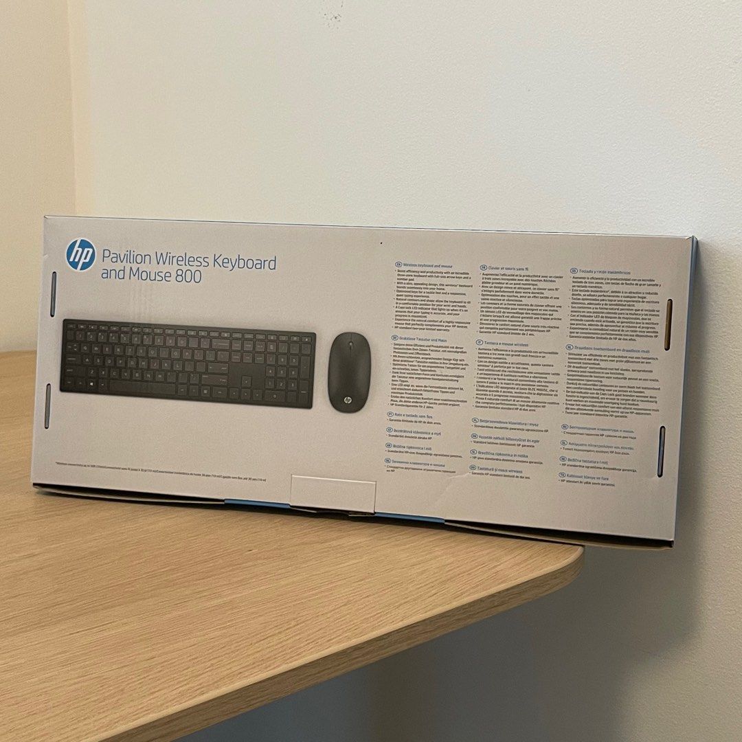 UNOPENED HP Pavilion 800 Wireless Keyboard and Mouse set OP 100 ...