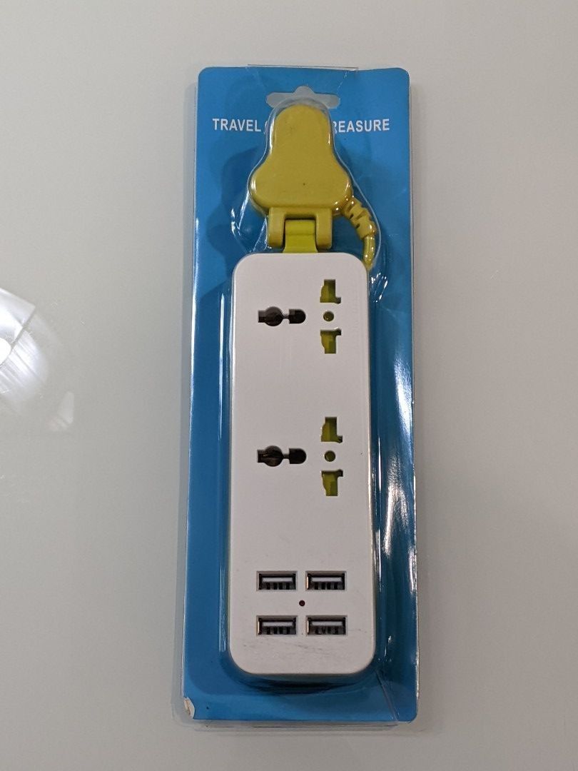 BRAND NEW TESSAN Universal Extension Lead USB, Power Socket USB Adapter ...