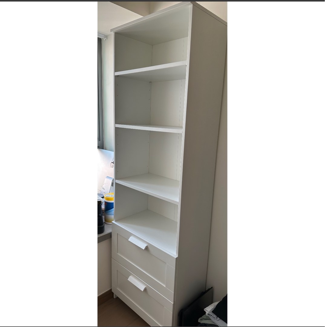 BRIMNES ikea, 傢俬＆家居, 傢俬, 書櫃、櫃子及架 - Carousell