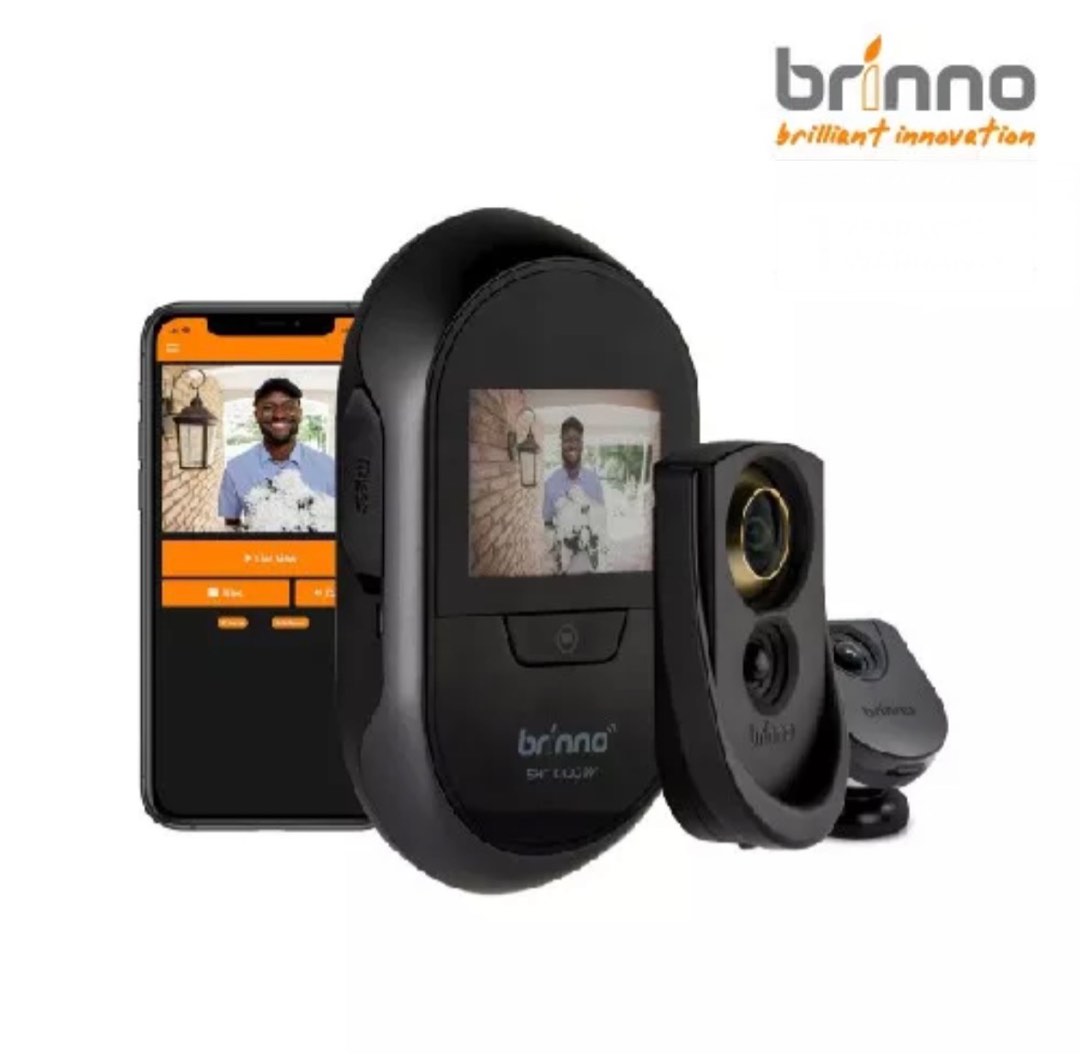 BRINNO Duo SHC1000W (WiFi) Smart Home Security Concealed Peephole ...