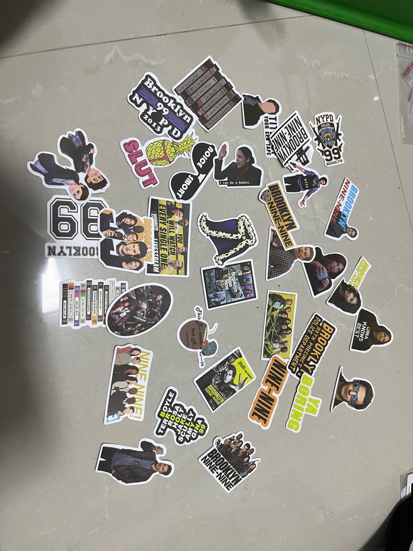 Brooklyn 99 Stickers, Hobbies & Toys, Memorabilia & Collectibles, Fan ...