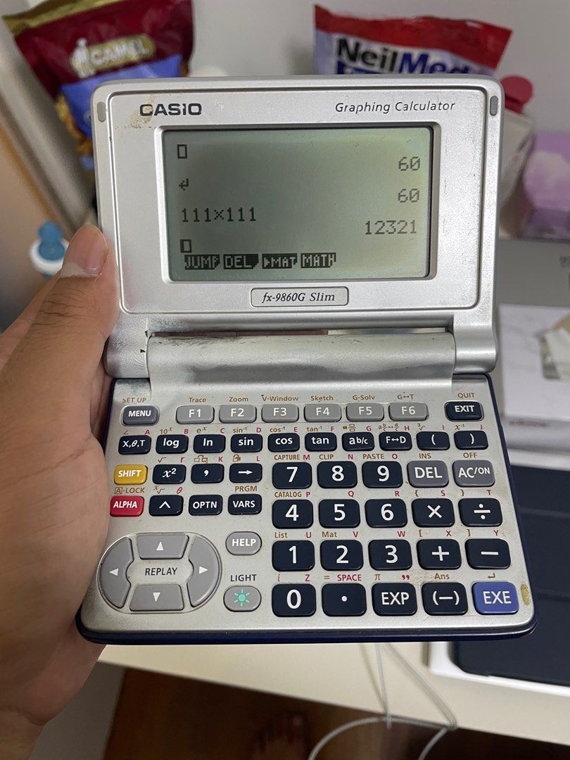 Casio fx-9860G Slim Graphic Calculator, Computers & Tech, Office ...