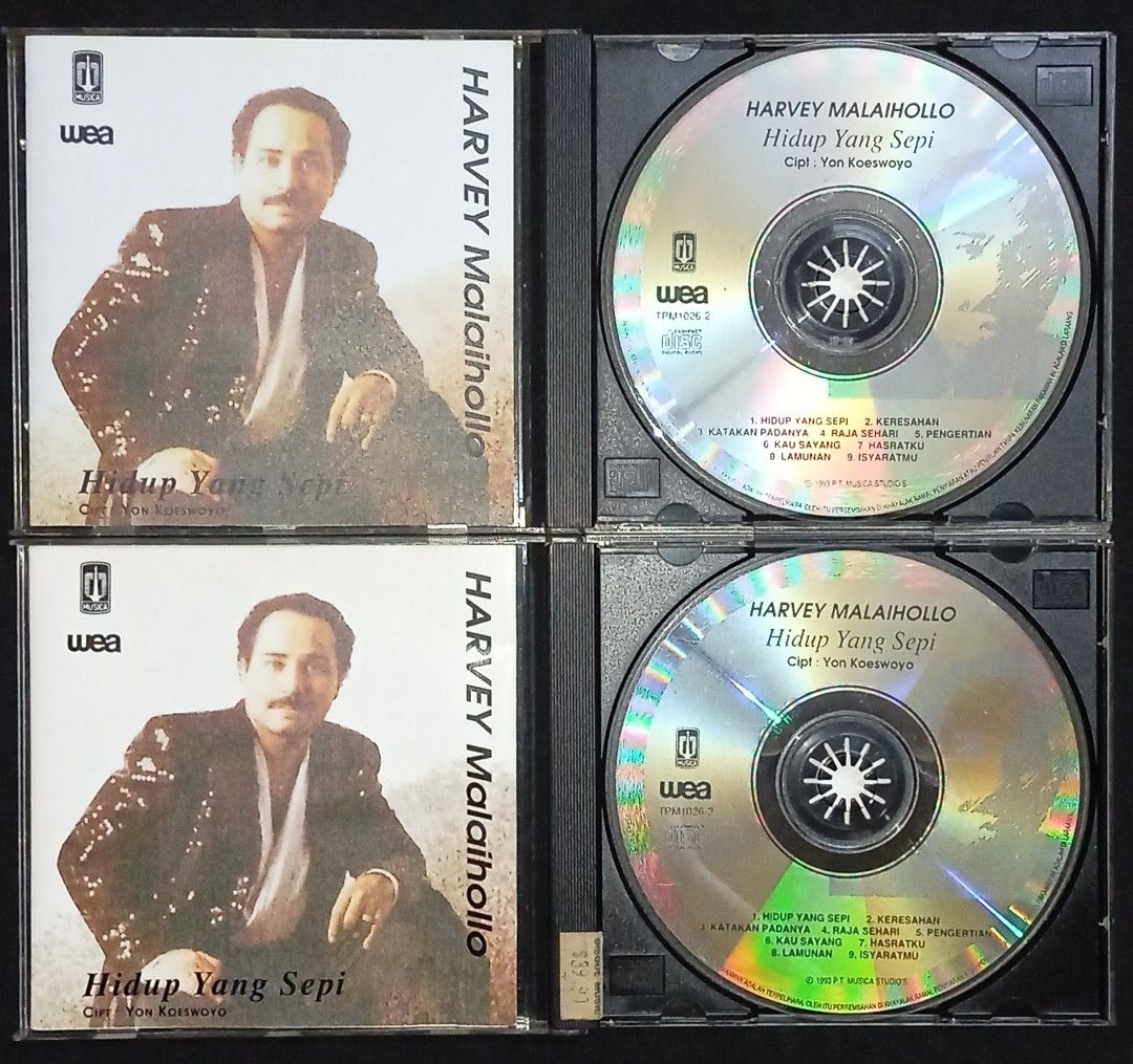 Cd Harvey Malaihollo (1993), Hobbies & Toys, Music & Media, CDs & DVDs on Carousell