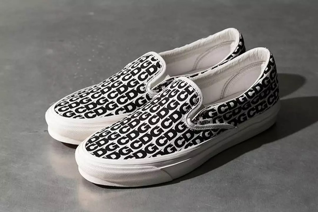 CDG x Vans Slip On, Luxury, Sneakers & Footwear on Carousell