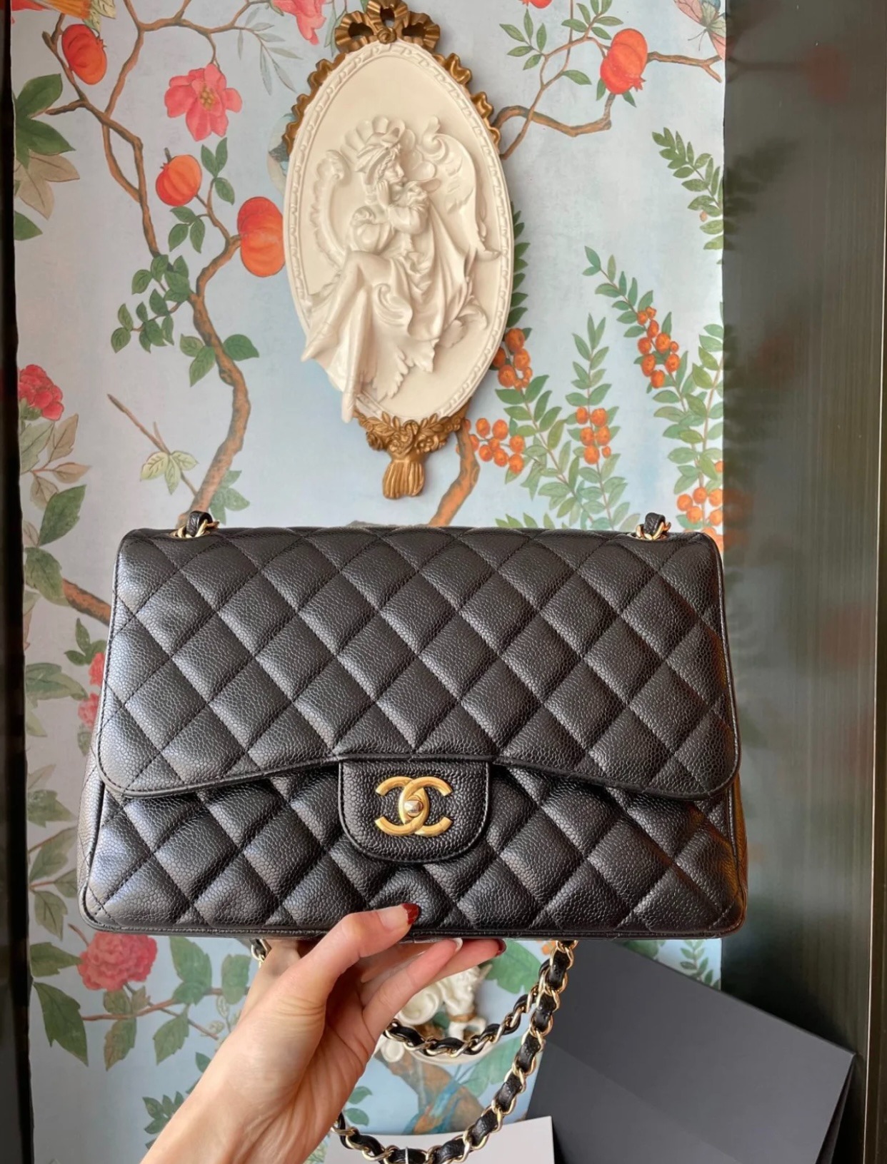 chanel cf 30,big size,full set ,microchipped, Luxury, Bags & Wallets on ...