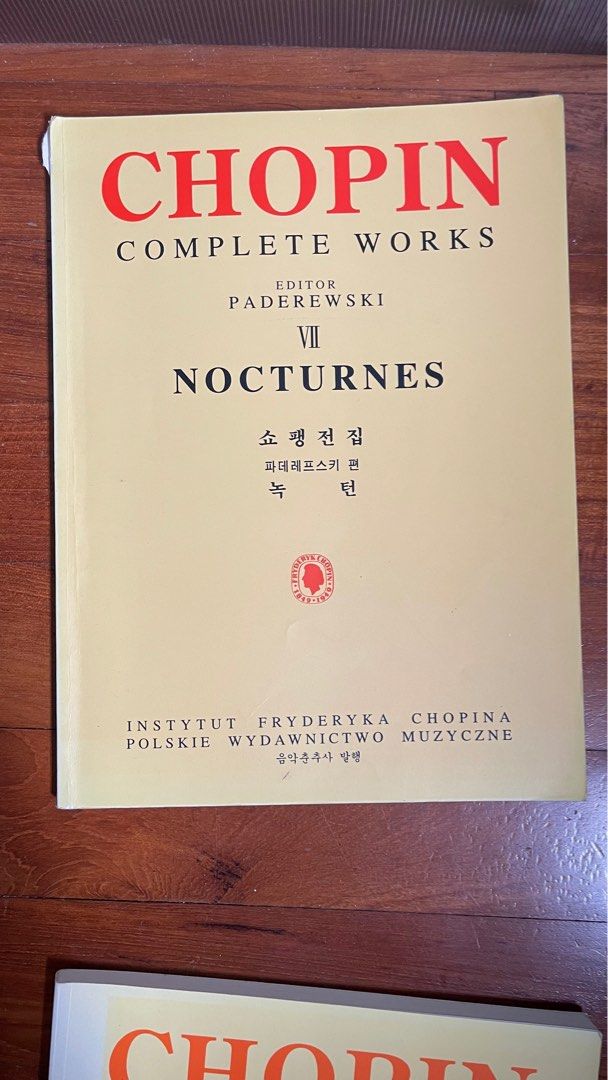 Chopin Complete Works Book VII Nocturnes, Hobbies & Toys, Music & Media ...