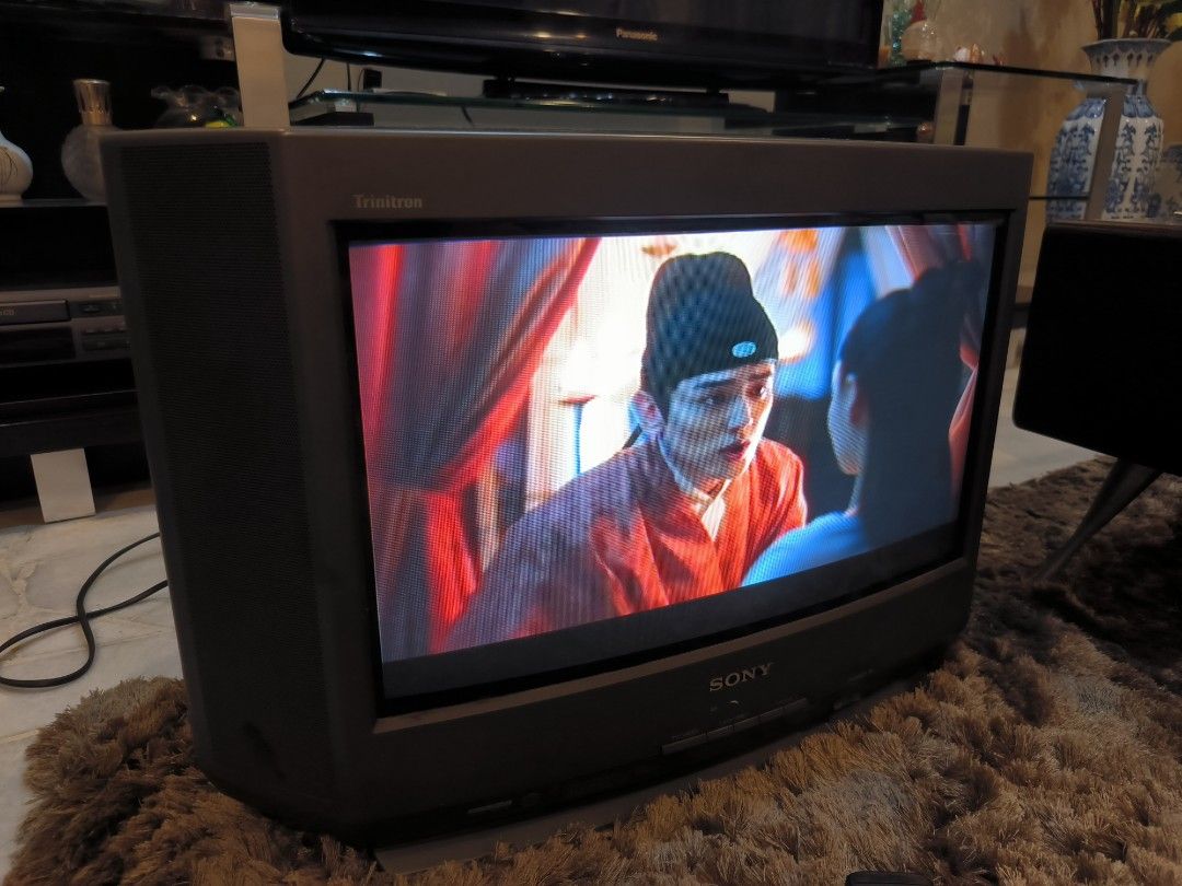 Wide Screen Sony Trinitron Retro Gaming Console TV PS1 PS2 PS3, TV ...