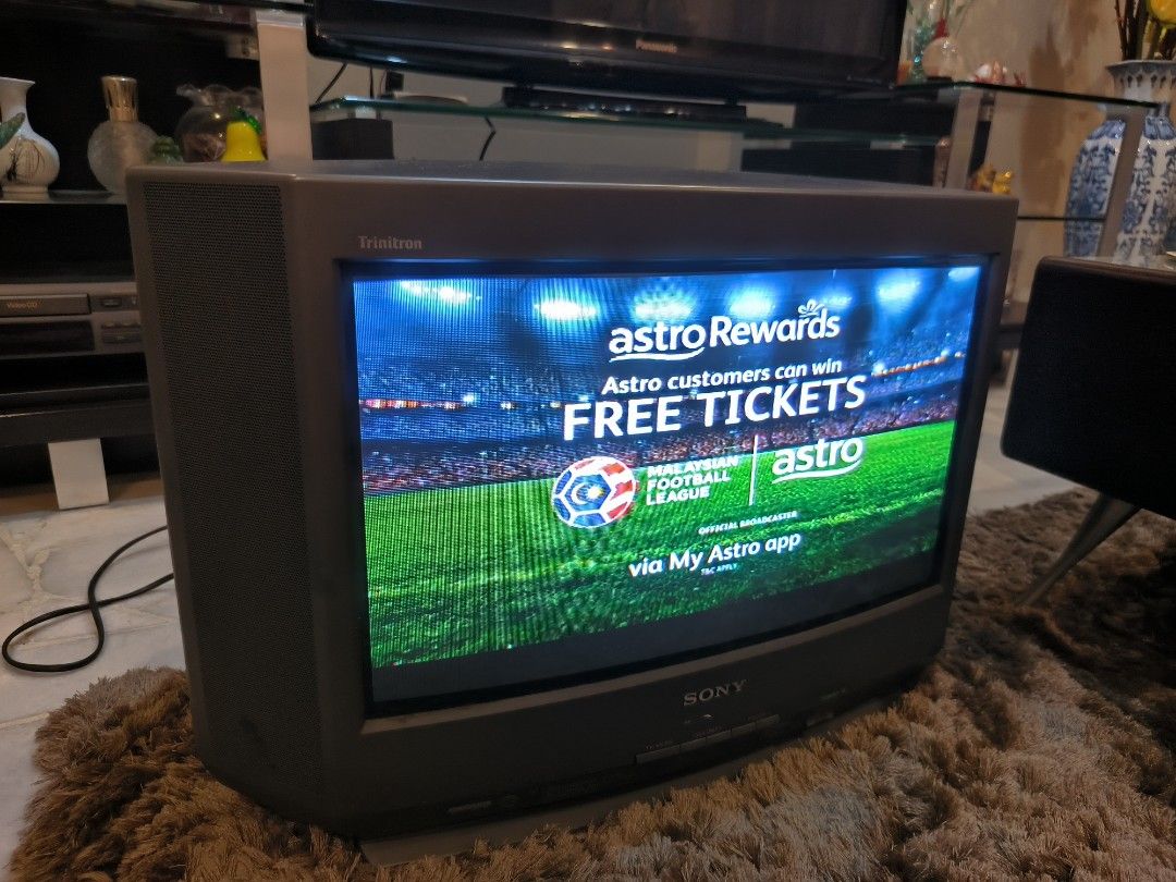 Wide Screen Sony Trinitron Retro Gaming Console TV PS1 PS2 PS3, TV ...