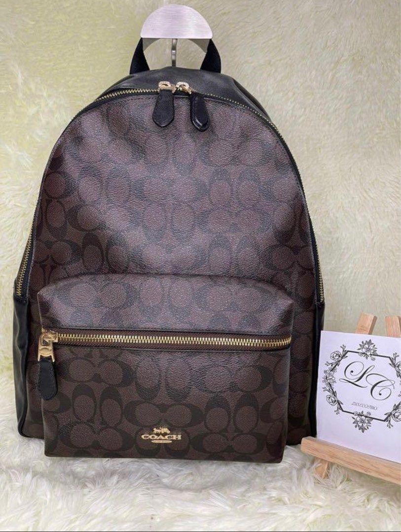 Coach charlie backpack in pebble leather, Luxury, Bags & Wallets on ...