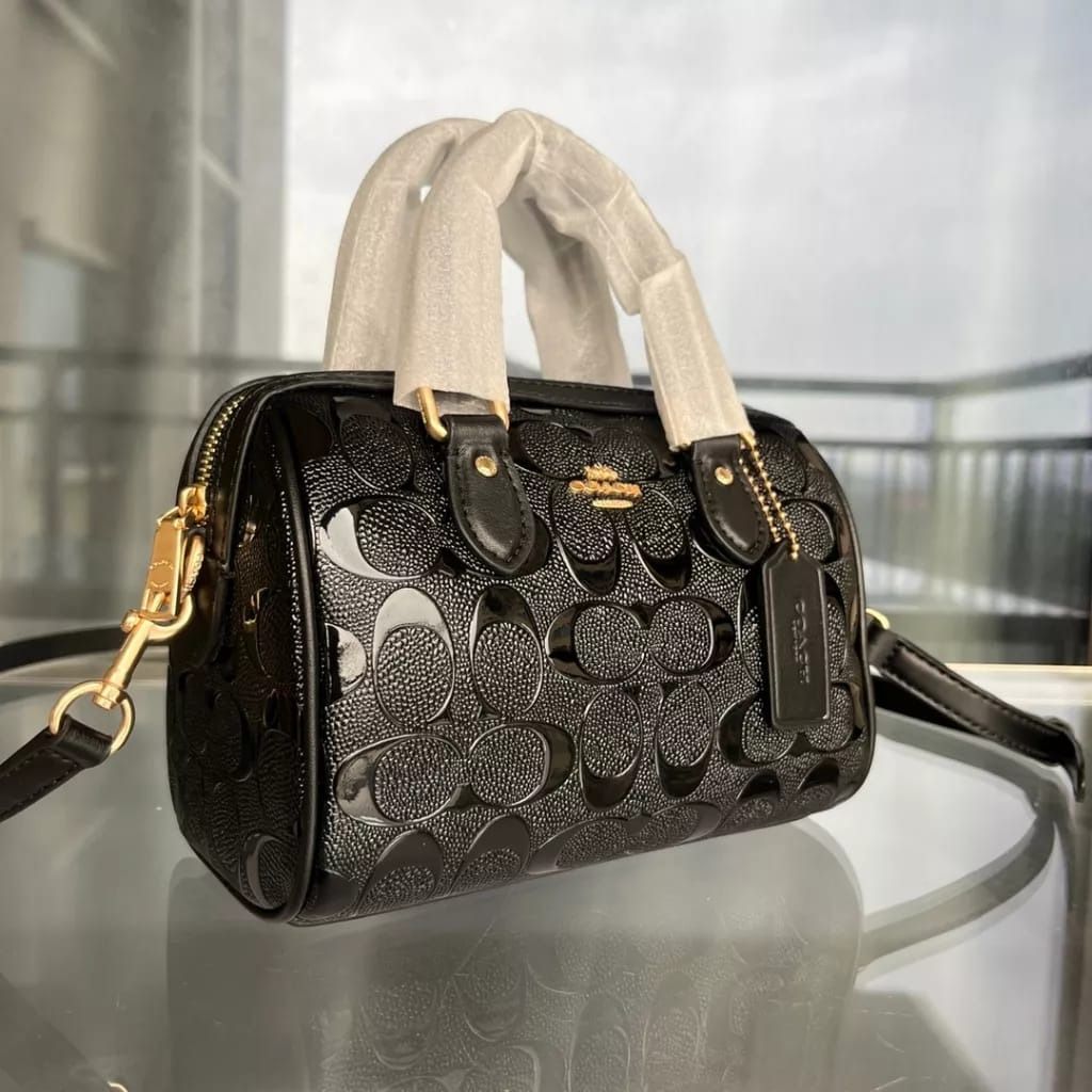 Coach Mini Rowan Crossbody In Signature Leather (Women Crossbody Sling ...