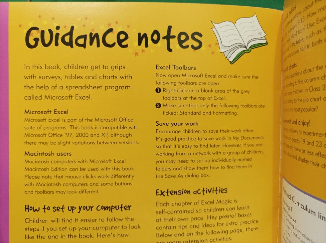 Computer Wizards Excel Magic, Step-by-step activities in MS Excel ...